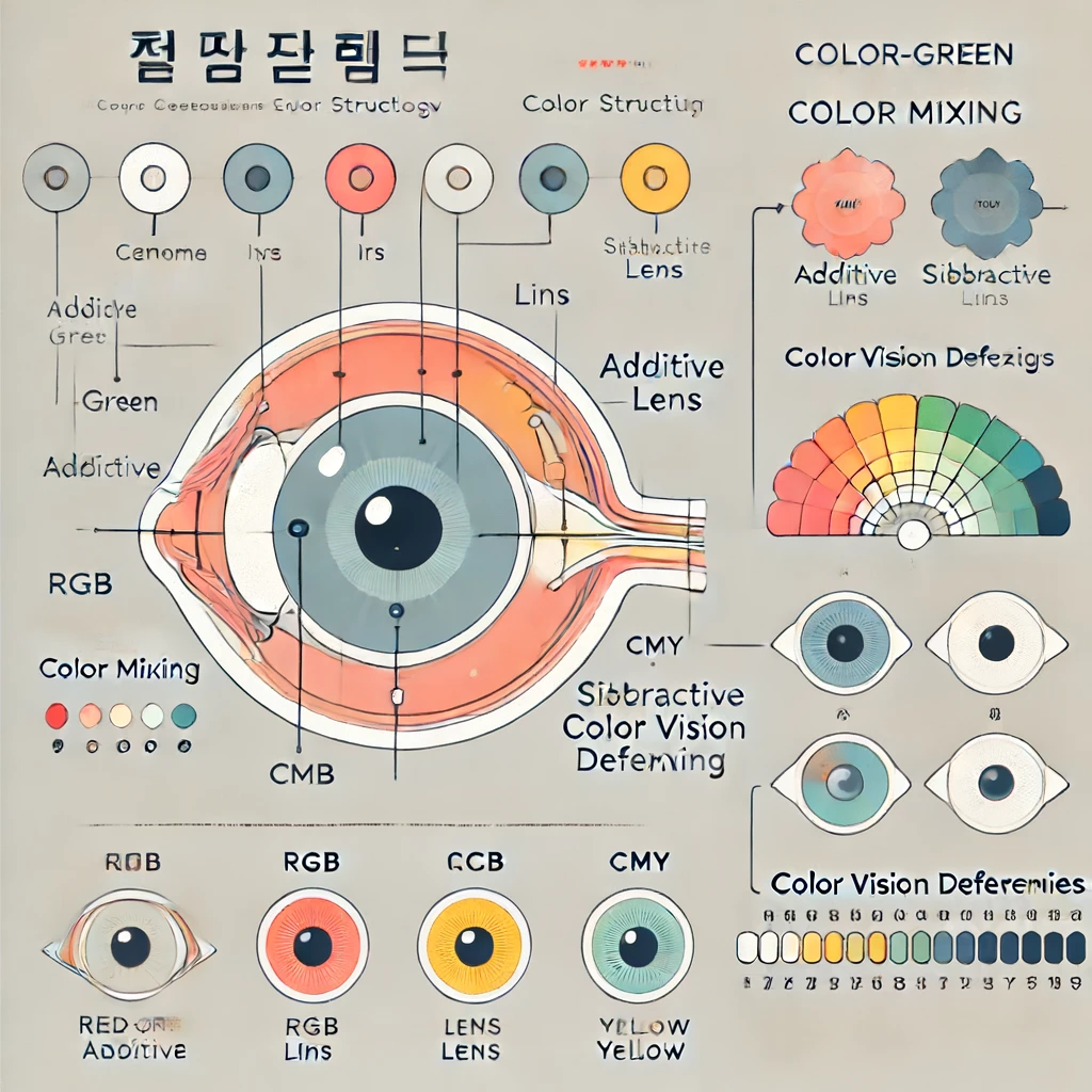 色彩検定2級: 5. 色彩生理 – 視覚の仕組みや色の見え方、色覚異常について | デザインエンジニアとしての学び